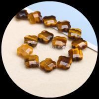 China Natural Gemstone Clover Shape Loose Bead Strands 12x5mm Carnelian Topaz for Jewelry Making for sale