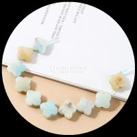 China Natural Gemstone Clover Shape Loose Bead Strands 12x5mm for Jewelry Making Bracelets for sale
