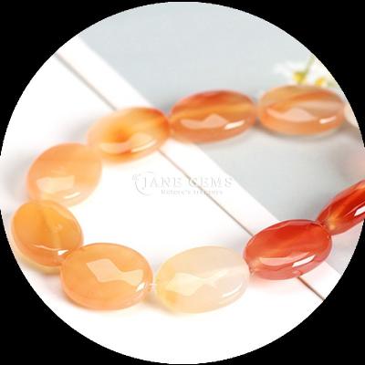 China Natural Red Jasper Faceted Oval Gemstone Bead Strands 6x8mm 8x12mm 12x16mm Loose Beads for Jewelry Making for sale
