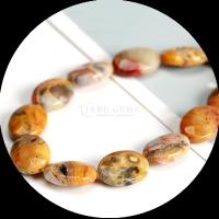 China Natural Crystal Gemstone Faceted Oval Shape Loose Bead Strands 6x8mm 8x12mm for Jewelry Making for sale