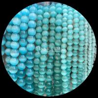 China Natural Cat Eye Loose Bead Strands 4mm to 12mm Round Shape for Jewelry Making for sale