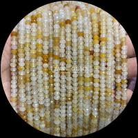 China Natural Lapis Lazuli Apatite Gemstone Beads 4x3mm Faceted Abacus Shape Loose Strands for Jewelry Making for sale
