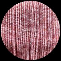 China Natural Tourmaline Garnet Faceted Abacus Gemstone Bead Strands 4x3mm for Healing Energy Jewelry Making for sale
