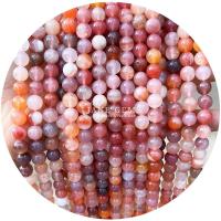 China Natural Round Smooth Mix Agate Loose Beads Strand 6mm 8mm for DIY Jewelry Crafts Making for sale