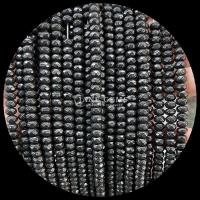 China Natural Indian Agate Green Dot Gemstone Bead Strands 4x3mm Faceted Abacus Loose Beads for Jewelry Making for sale