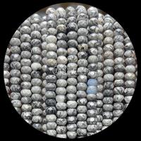 China Natural Gemstone Faceted Abacus Bead Strands 4x3mm Labradorite Peridot for Jewelry Making for sale