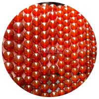 China Natural Red Agate Loose Beads 6mm Round Strand for Jewelry Keychain DIY Crafts Making for sale