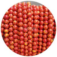 China Imitation Malachite Stone Beads Round 8mm Loose Beads for DIY Jewelry Making Bulk for sale
