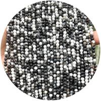 China Natural Zebra Jasper Round Loose Beads 6mm 8mm Semi-Precious Stone Strands for DIY Jewelry Making for sale