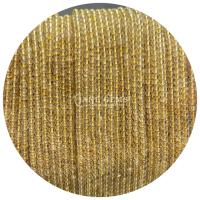China Natural Semi-Precious Stone Beads 6mm Round Citrine Tourmaline Strands for Jewelry Making for sale