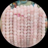 China Natural Gemstone Apple Shape Loose Bead Strands 7x8mm 9x10mm Rose Quartz Ice Green Jade for Jewelry Making for sale