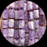 China Natural Crystal Apatite Rhodonite Gemstone Faceted Cylinder Loose Bead Strands 8x11mm for Jewelry Making for sale