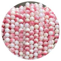 China Round Chalcedony Loose Beads 6mm 8mm Polished Smooth for DIY Jewelry Making for sale