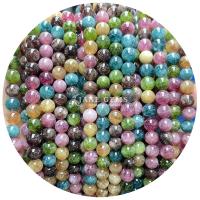 China Natural Mixed Round Chalcedony Stone Beads 6-10mm Healing Crystal Loose Beads for DIY Jewelry Making for sale
