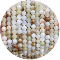 China Natural Mixed Round Chalcedony Stone Beads 6-10mm Healing Crystal Loose Beads for DIY Jewelry Making for sale