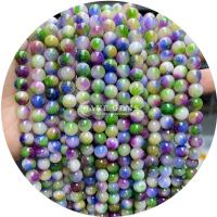 China Natural Round Chalcedony Jade Loose Beads 6mm 8mm for DIY Jewelry Making Healing Crystal for sale