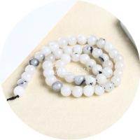 China Xinjiang Chalcedony Bead Strands 6mm Round Amazonite Color for Jewelry Making for sale