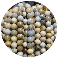 China Natural Ocean Jasper Dragon Blood Loose Beads 6mm Round Strand for Jewelry Making for sale