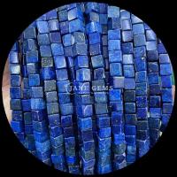 China Cube Square Shape Howlite Lapis Lazuli Loose Bead Strands for DIY Jewelry Making for sale
