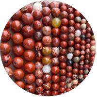 China Natural Red Jasper Round Crystal Beads 6mm 8mm for DIY Jewelry Making Bracelets Necklaces for sale