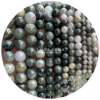 China Natural Black Stripe Rhodochrosite Gemstone Beads 6mm Round for Jewelry Making DIY Bracelets for sale