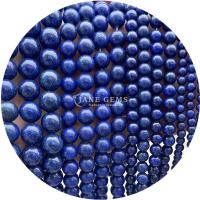China Natural Lapis Lazuli Loose Stone Beads 8mm Round for Bracelet Jewelry Making for sale