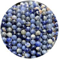 China Natural Lapis Lazuli Loose Stone Beads 8mm Round for Bracelet Jewelry Making for sale