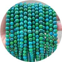 China Natural Gemstone Loose Beads 6mm Round Tourmaline Magnesite for Jewelry Making DIY Crafts for sale