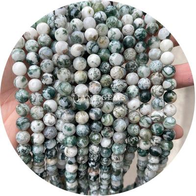 China Natural Gemstone Loose Beads 6mm Round Tourmaline Magnesite for Jewelry Making DIY Crafts for sale