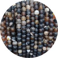 China Matte Agate Loose Beads 8mm Round for Jewelry Making DIY Crafts Bulk Wholesale for sale