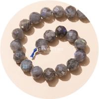 China Natural Faceted Round Gemstone Loose Strand Beads 4mm 6mm 8mm for Jewelry Making for sale