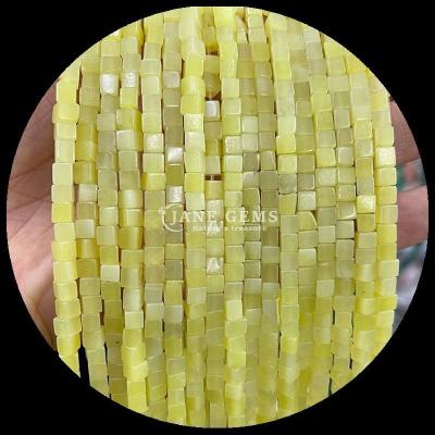 China Natural Gemstone Cube Square Loose Bead Strands 4mm 6mm 8mm for Jewelry Making Healing DIY for sale