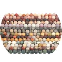 China Frosted Round Healing Stone Beads 6mm for DIY Jewelry Making Bulk Wholesale for sale
