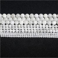 China Natural Selenite Loose Beads 6mm Round Gemstone Strands for Jewelry Making DIY Crafts for sale