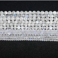 China Natural Selenite Loose Beads 6mm Round Gemstone Strands for Jewelry Making DIY Crafts for sale