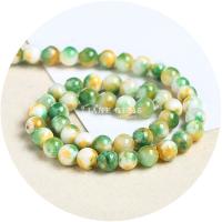 China Natural Persian Jade Loose Beads Round Shape 8mm DIY Jewelry Making Supplies for sale