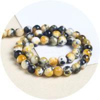 China Persian Jade Loose Beads 8mm Round Stone Strings for Jewelry Making DIY Bracelet Craft for sale