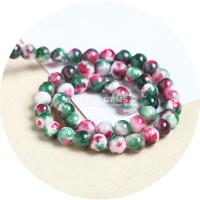 China Persian Jade Loose Beads 8mm Round Stone Strings for Jewelry Making DIY Bracelet Craft for sale