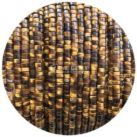 China Natural Gemstone Loose Strand Beads Tiger Eye Clear Quartz 6mm Round for Jewelry Making for sale