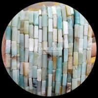 China Natural Unakite Malachite Rectangle Square Shape Gemstone Bead Strands for DIY Jewelry for sale