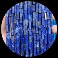 China Natural Rectangle Zebra Jasper Lapis Lazuli Gemstone Beads 4x13mm Loose Strands for Jewelry Making for sale