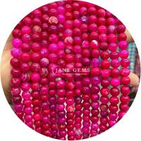 China Polished Smooth Round Shape Loose Bead Strands Different Ice Agate  For Jewelry Making for sale