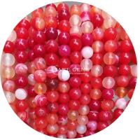 China Natural Round Agate Gemstone Loose Beads 4mm 6mm 8mm 10mm for Crystal Healing Jewelry for sale