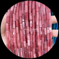 China Natural Purple Chalcedony Map Jasper Rectangle Gemstone Beads 4x13mm for DIY Jewelry Making for sale