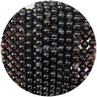 China Round Shape Agate Beads Polished Smooth For Jewelry And Crafts Making for sale