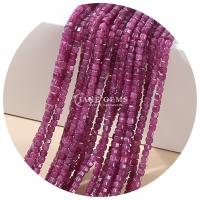 China Natural Crystal Loose Beads 6mm Sugar Cube Shape for DIY Jewelry Making Garnet Amethyst for sale