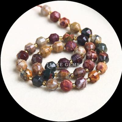 China Natural Gemstone Olive Shape Loose Bead Strands 6-10mm for Jewelry Making Healing Energy for sale