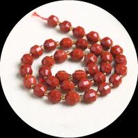 China Natural Olive Shape Faceted Gemstone Beads 6mm Loose Strands Red Jasper Mookite for DIY Jewelry Making for sale