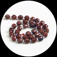 China Natural Olive Shape Faceted Gemstone Beads 6mm Loose Strands Red Jasper Mookite for DIY Jewelry Making for sale