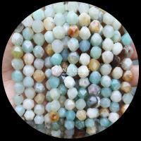 China Faceted Gemstone Natural Diamond Shape Rhodonite Amazonite Loose Strand Beads for sale